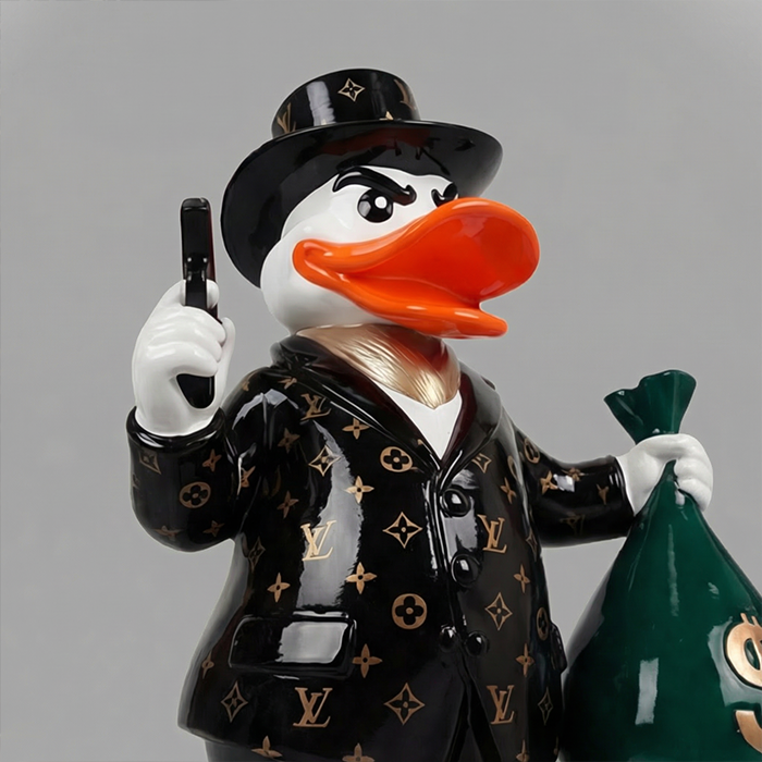 Al Capone Duck with a Bag | 3DFORM